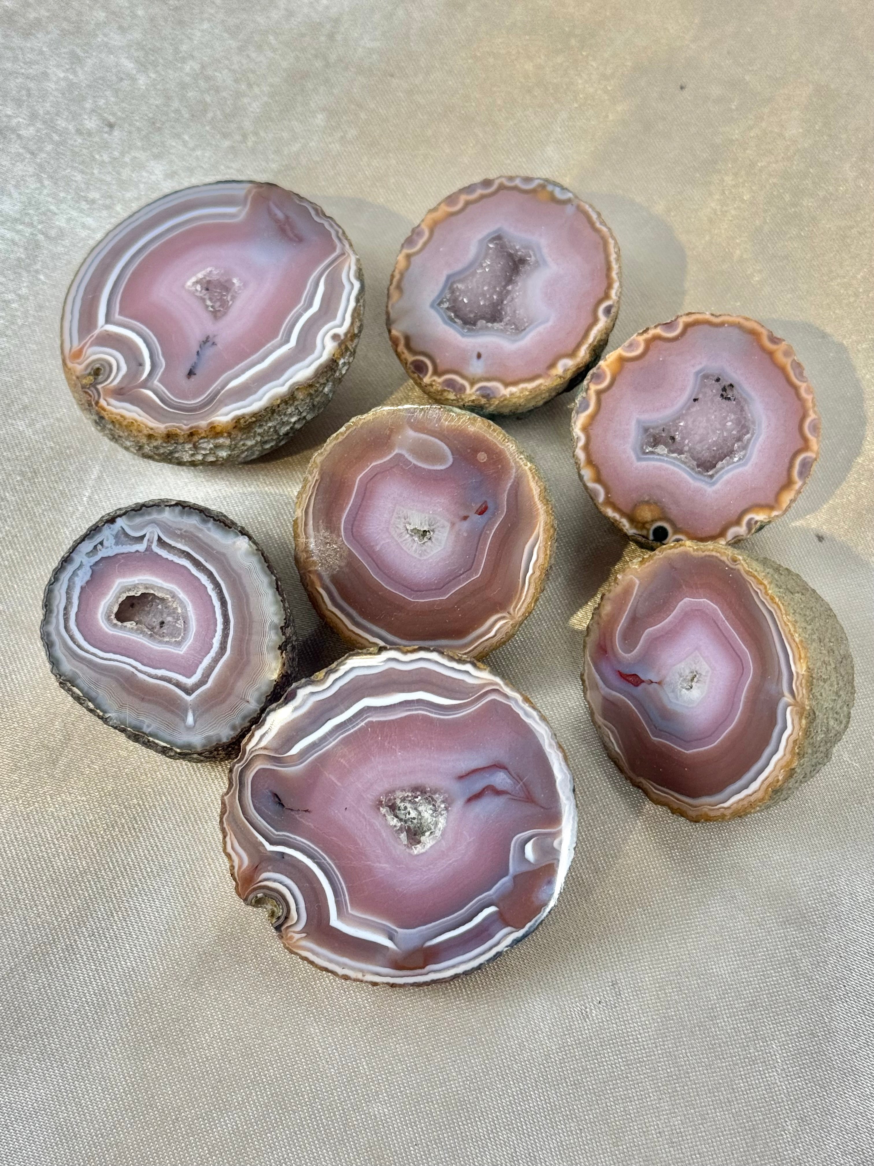 You pick! Pink Zhanguo agates from China – AuraMoonMinerals