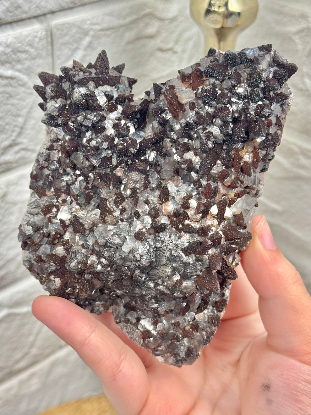 You pick! dogtooth calcite w/ Limonite, Pyrite Symboisis from Hubei Pr ...